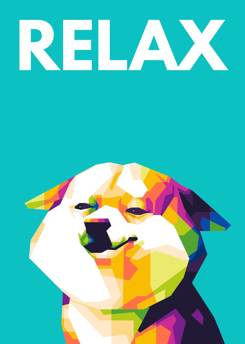 'Relax Time' Poster, picture, metal print, paint by Radlazer Media ...