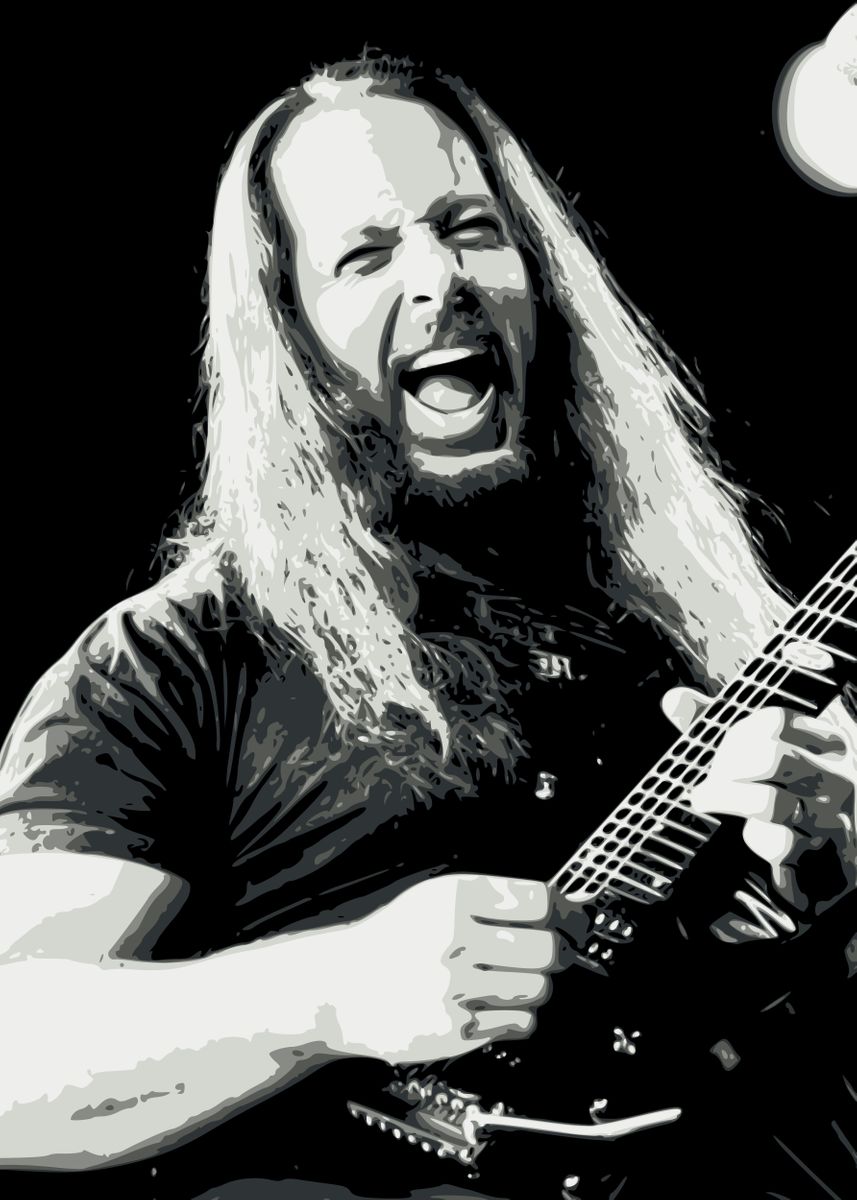 'John Petrucci' Poster, picture, metal print, paint by Creatify ...