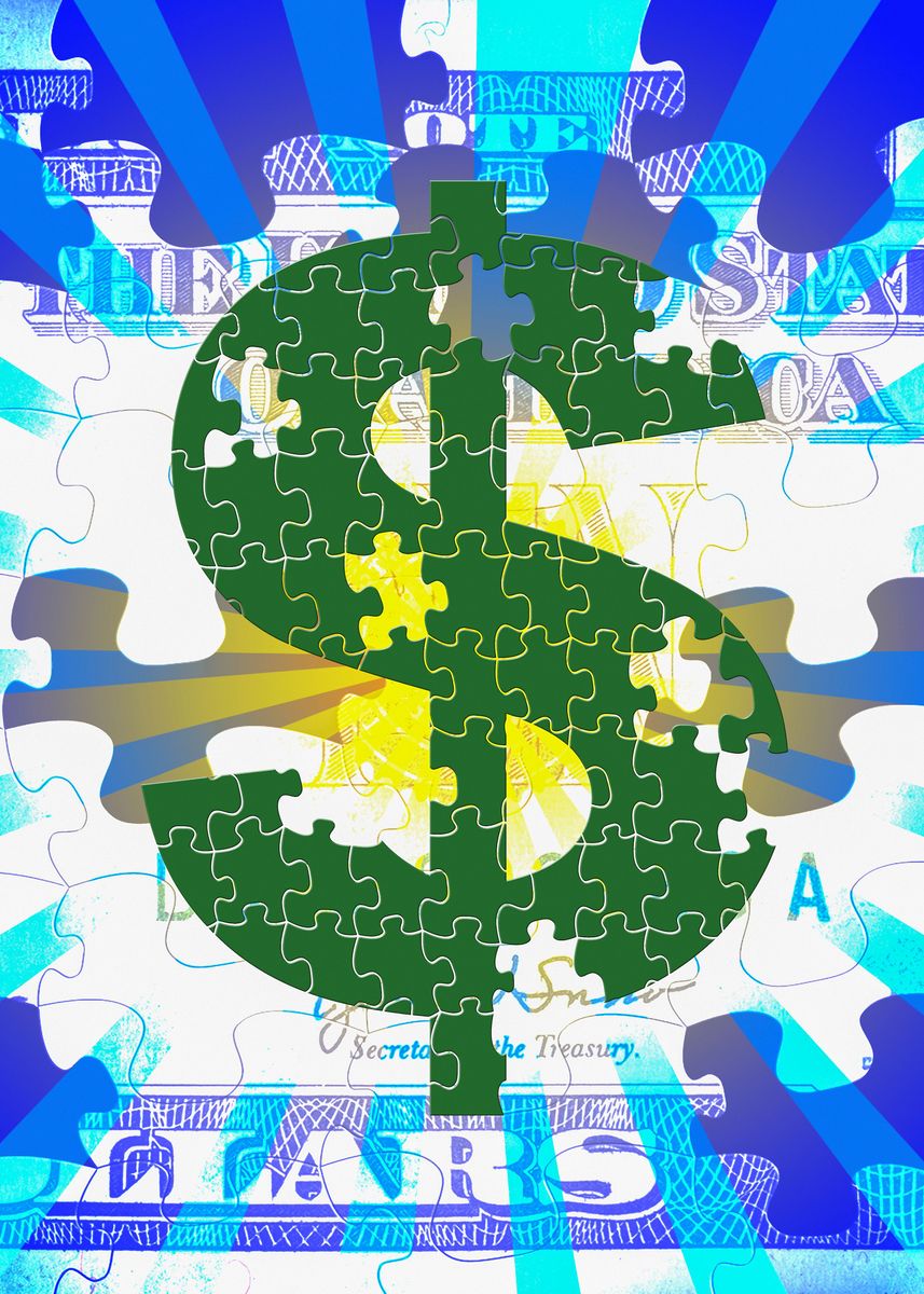 'Dollar sign' Poster by Bruce Rolff | Displate