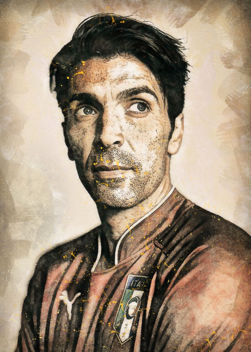 'Gianluigi Buffon ' Poster, picture, metal print, paint by AB5 ...
