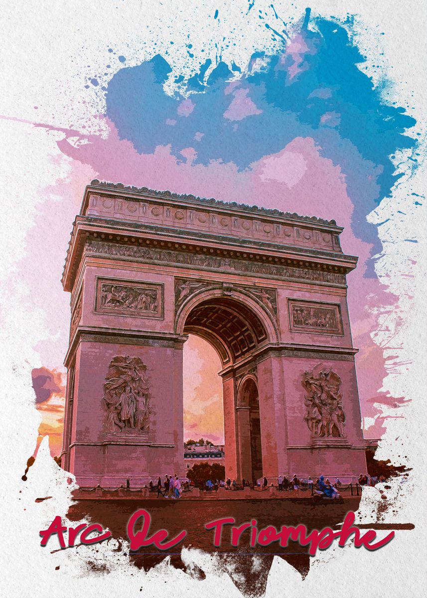 'Arc de Triomphe' Poster by maniala | Displate