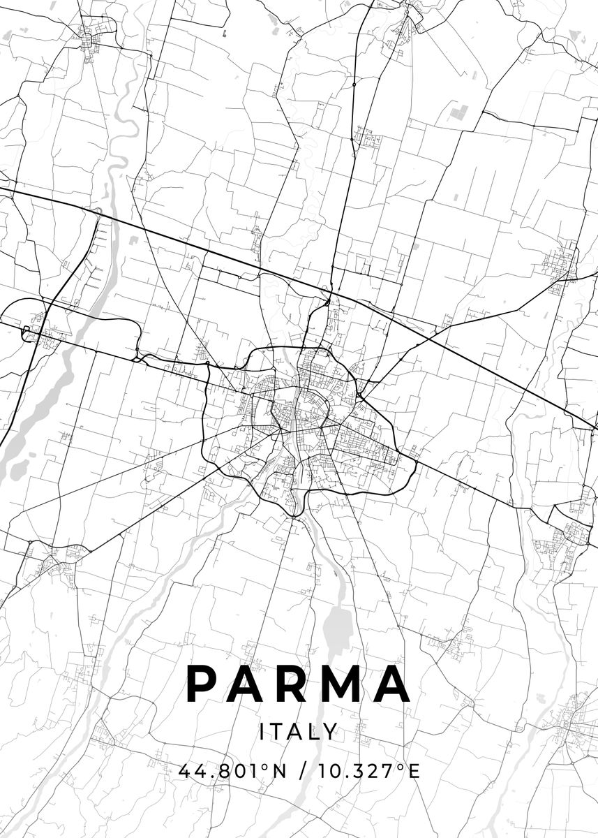 'Parma Italy' Poster by Conceptual Photography | Displate