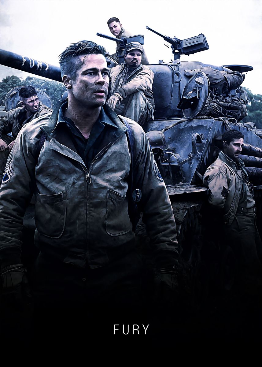 'Fury' Poster, picture, metal print, paint by SeeMyArt | Displate