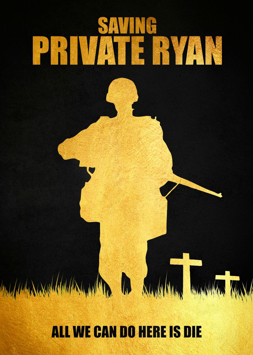 'Saving Private Ryan' Poster, picture, metal print, paint by Graphix ...
