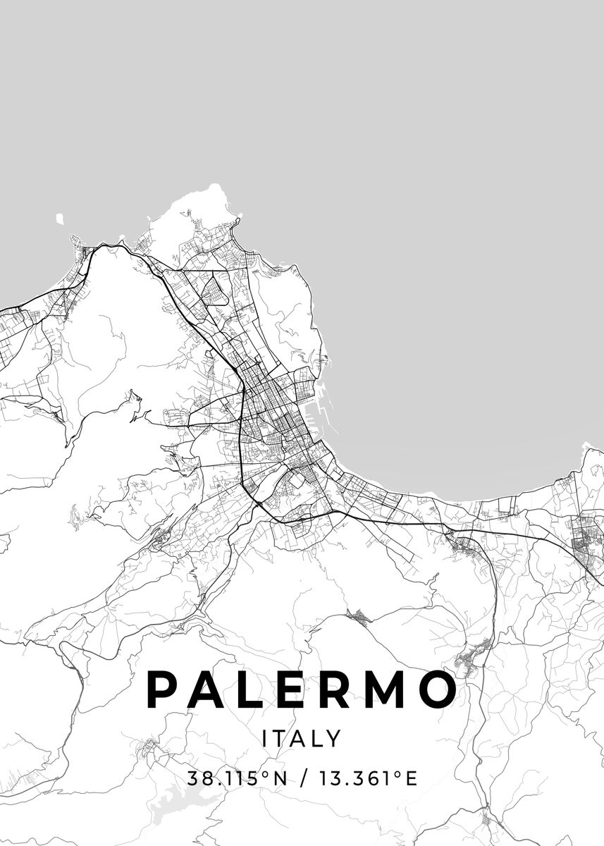 'Palermo Italy' Poster by Conceptual Photography | Displate