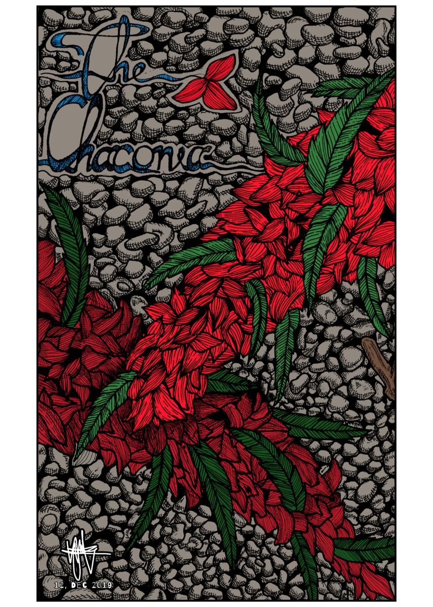 'Flower art Chaconia' Poster, picture, metal print, paint by Minorya ...