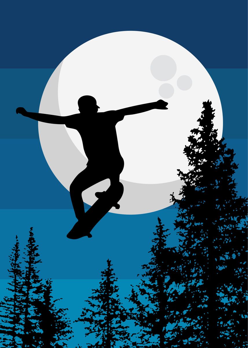 'Perfect Ollie' Poster, picture, metal print, paint by Duukster | Displate