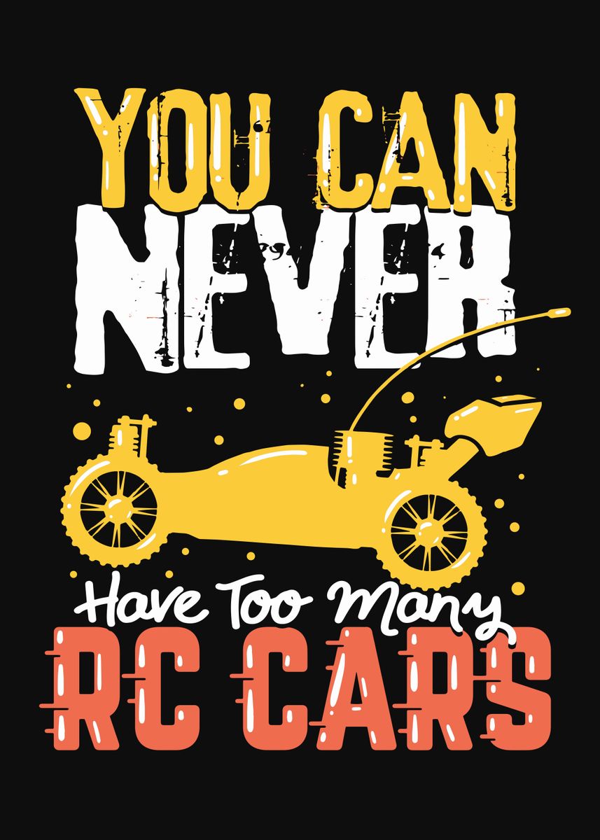 'Funny RC Car Design' Poster, picture, metal print, paint by Marcel ...
