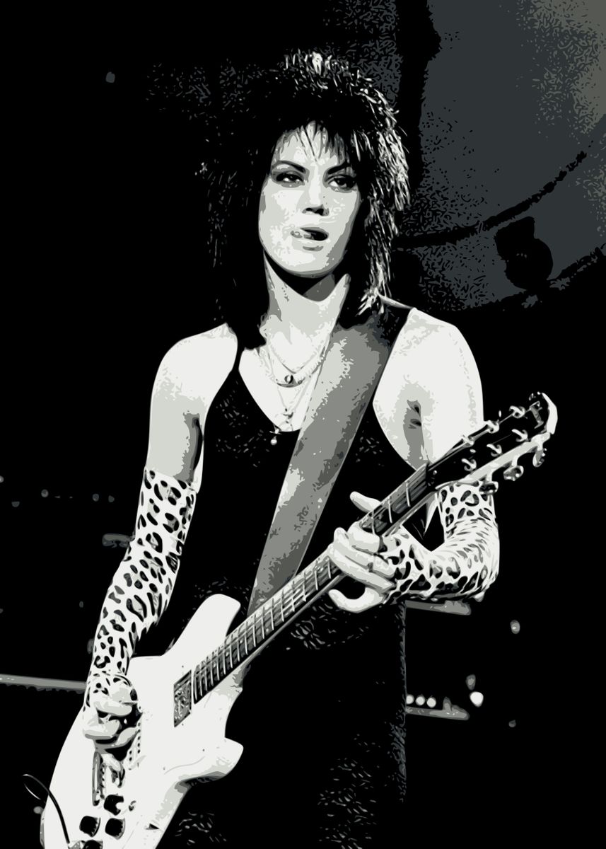 'Joan Jett' Poster, picture, metal print, paint by Josh B | Displate