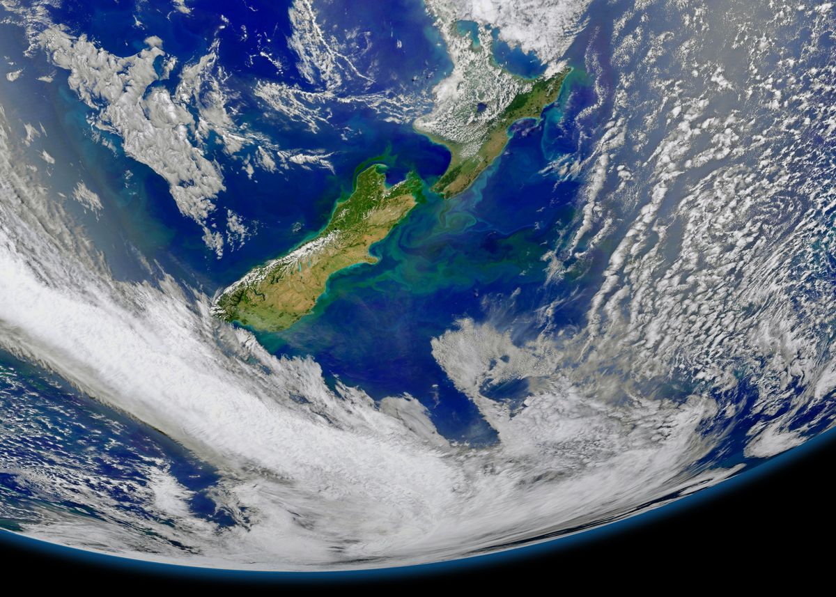 'earth from space' Poster by tony4urban | Displate