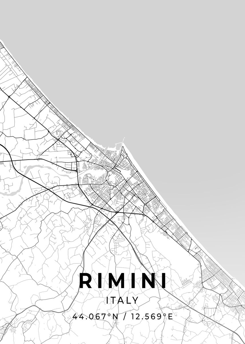 'Rimini Italy' Poster by Conceptual Photography | Displate