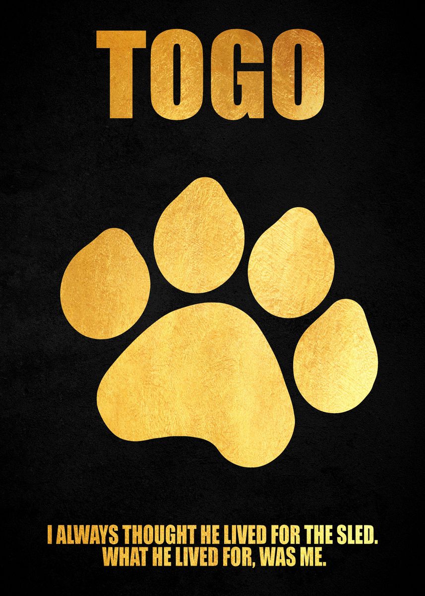 'Togo' Poster, picture, metal print, paint by Graphix | Displate