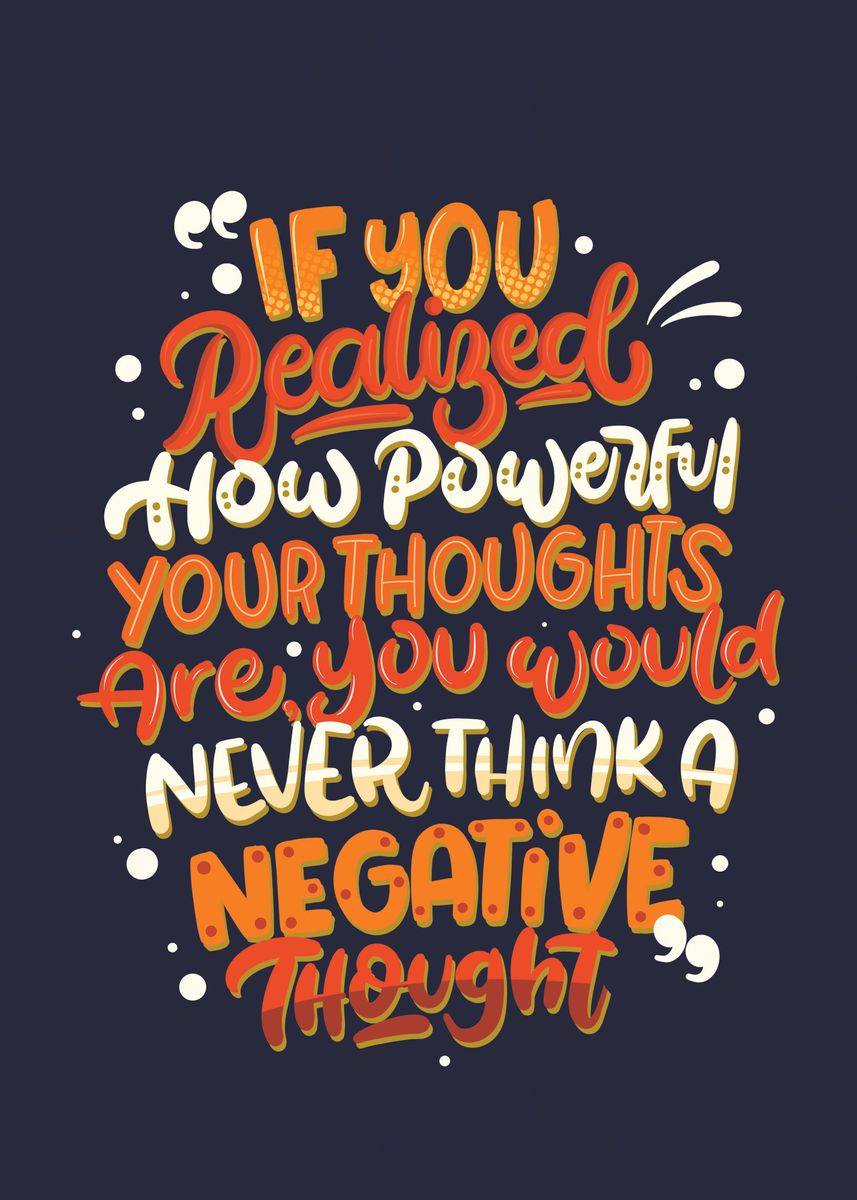 'POWERFUL THOUGHTS' Poster, picture, metal print, paint by Giovanni ...
