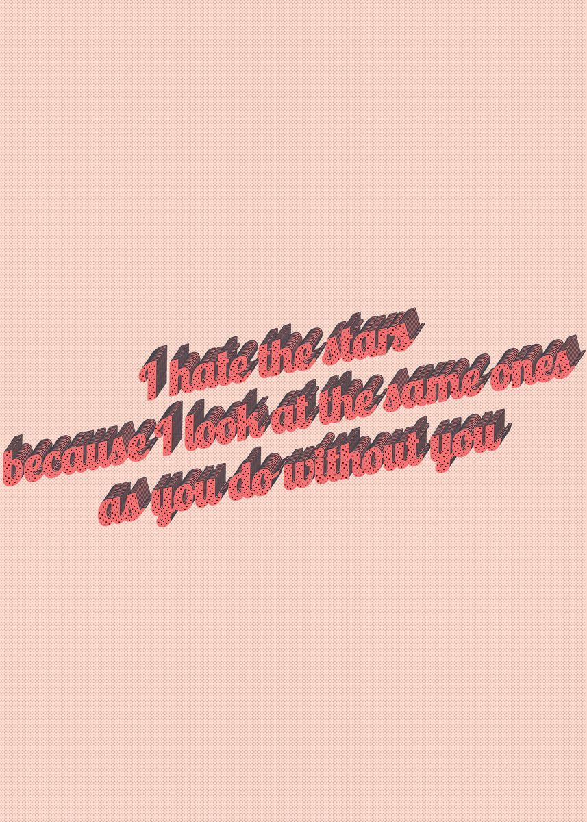 'Long Distance Relationship' Poster, picture, metal print, paint by ...