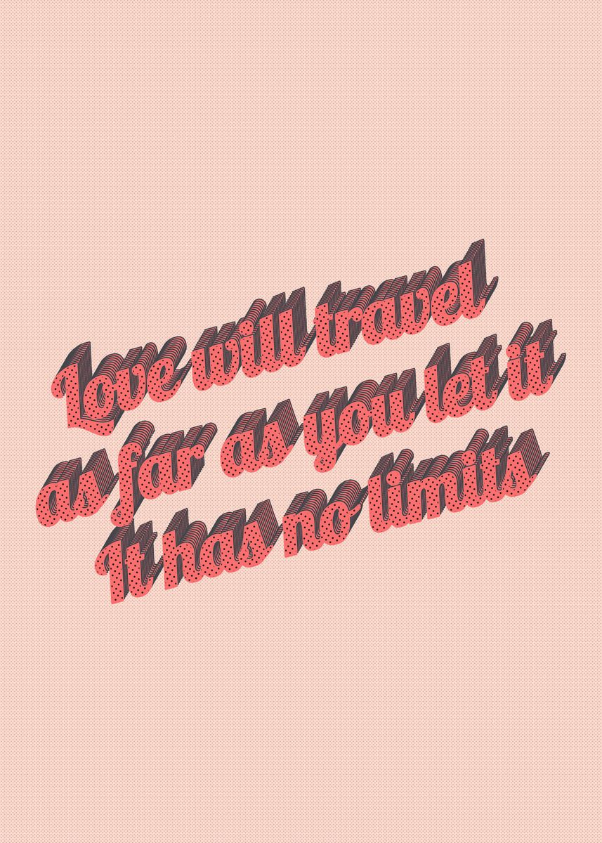 'Long distance relationship' Poster, picture, metal print, paint by ...