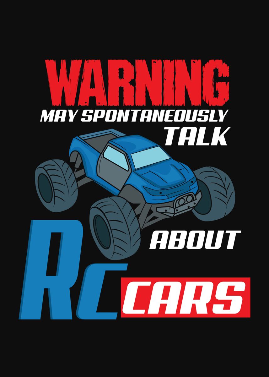 'Funny RC Car Design' Poster, picture, metal print, paint by Marcel ...