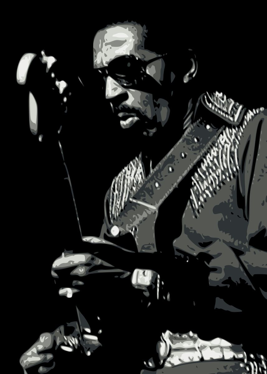 'Ike Turner' Poster, picture, metal print, paint by Josh B | Displate