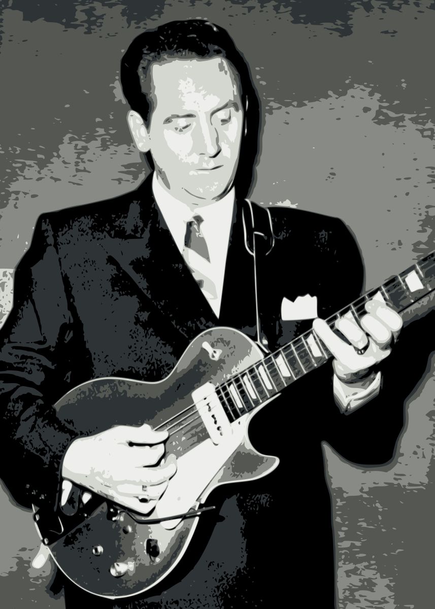 'Les Paul' Poster, picture, metal print, paint by Creatify Publishing ...