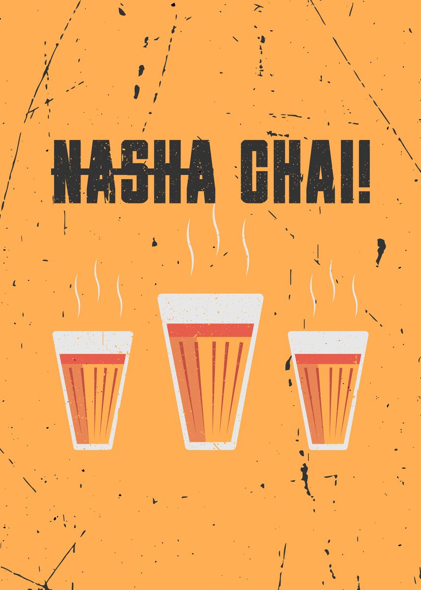 'Funny Chai Tea Quote' Poster by Visualz | Displate