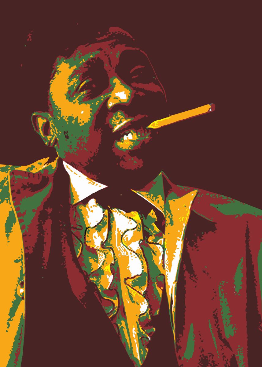 'BB King v4 Pop Art' Poster by taurungka Graphic Design | Displate