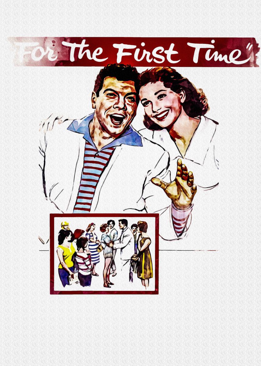 'For The First Time' Poster by Kaye Luca | Displate