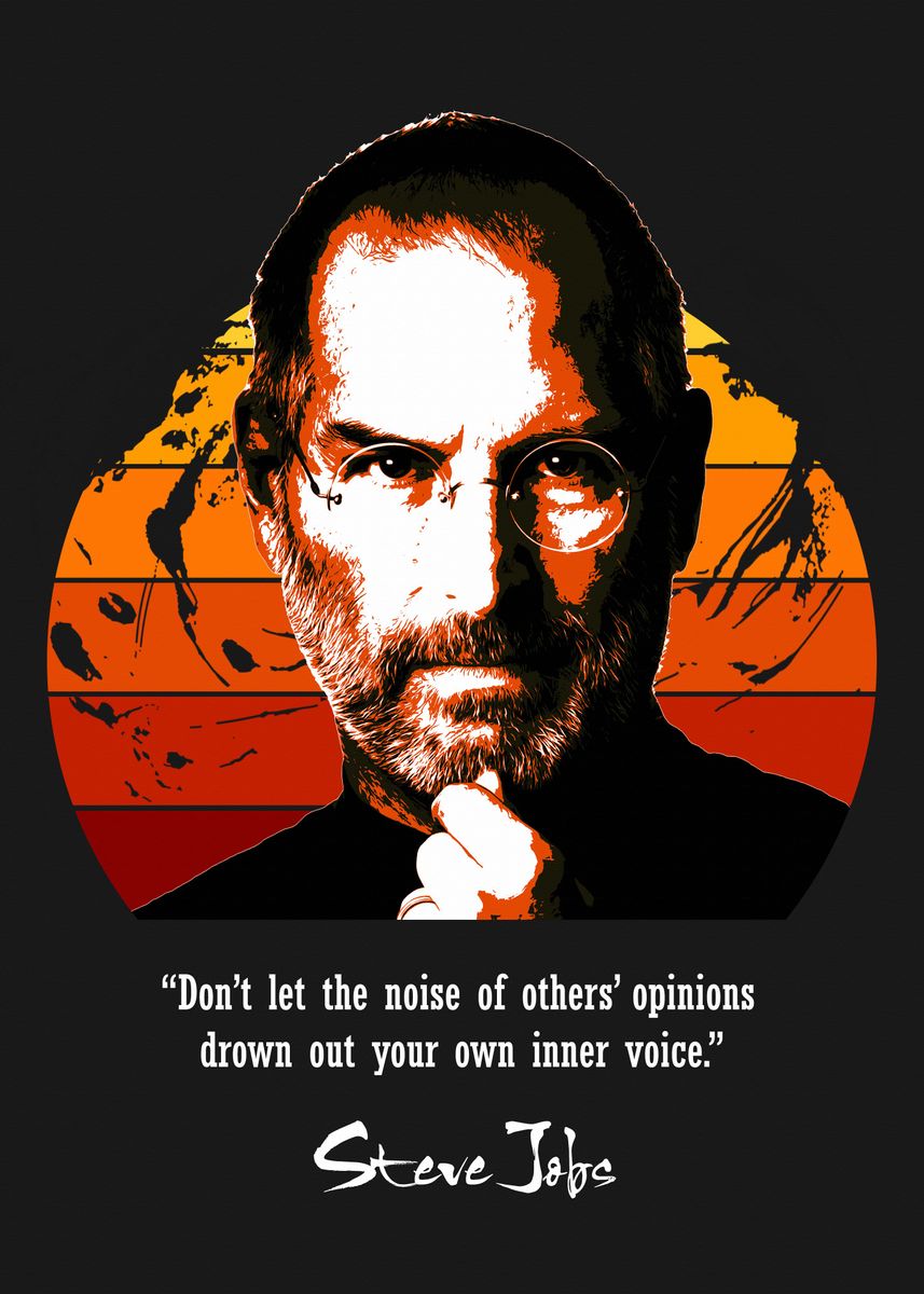 'Steve Jobs' Poster, picture, metal print, paint by NGUYEN DINH LONG ...