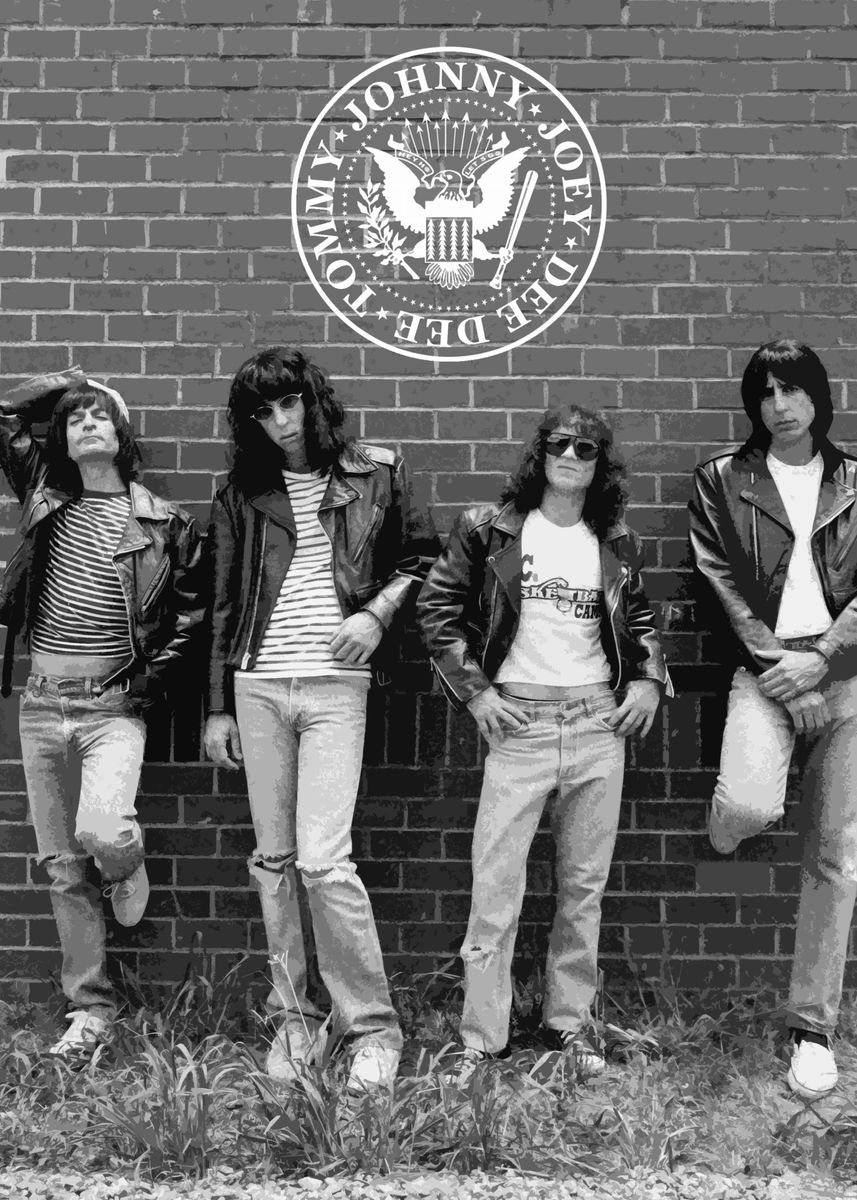 'ramones poster 2' Poster, picture, metal print, paint by Muhammad Anas ...