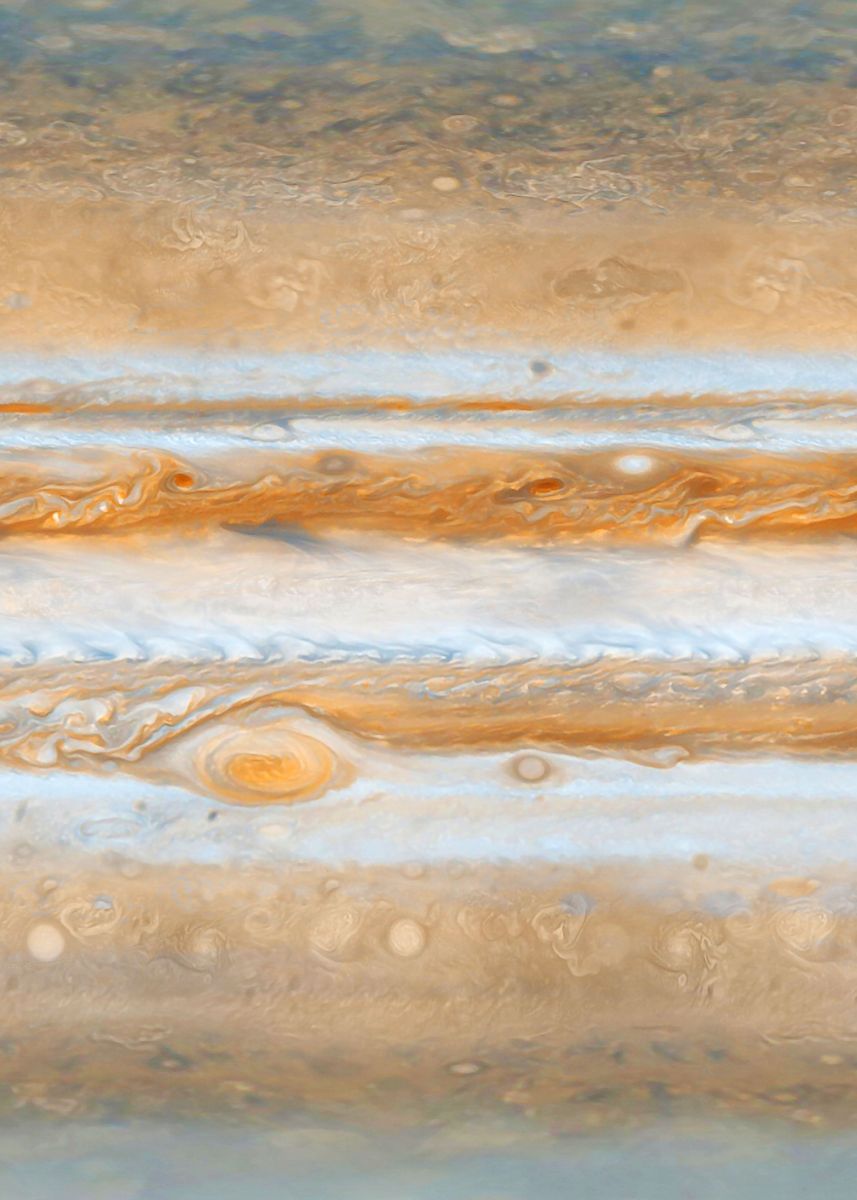 'Planet surface Jupiter' Poster, picture, metal print, paint by ...