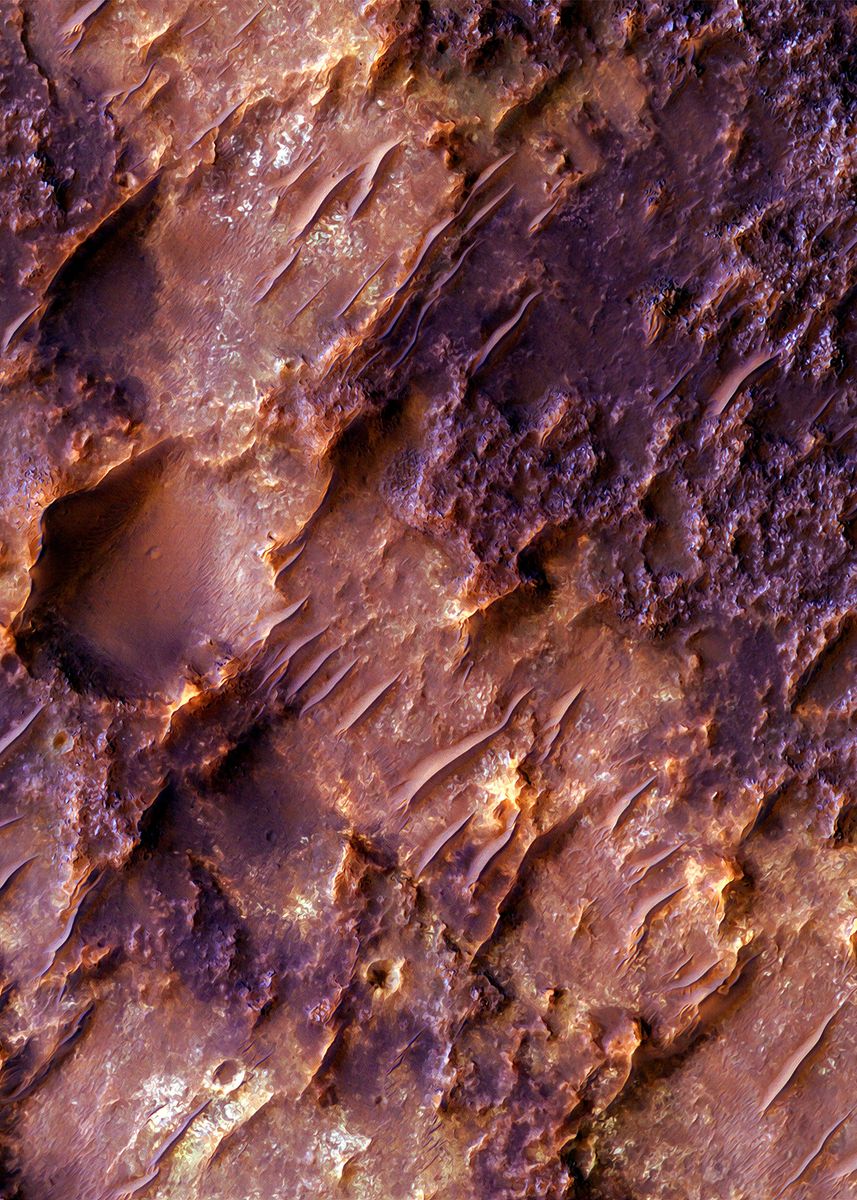 'Planet surface Callisto' Poster by Synthwave 1950 | Displate