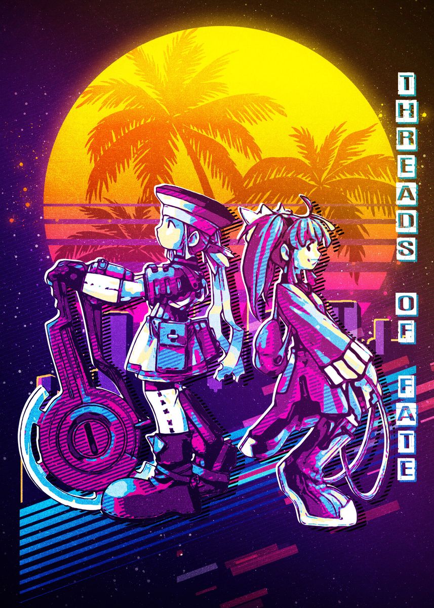 'threads of fate ' Poster, picture, metal print, paint by fujiwara ...