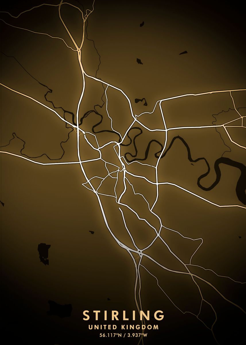 'Stirling Scotland' Poster, picture, metal print, paint by Merah ...