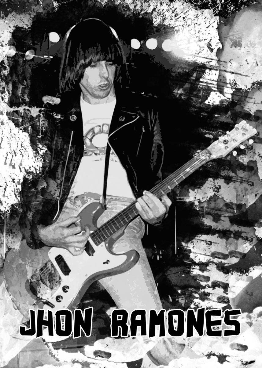 'ramones poster 11' Poster, picture, metal print, paint by Muhammad ...