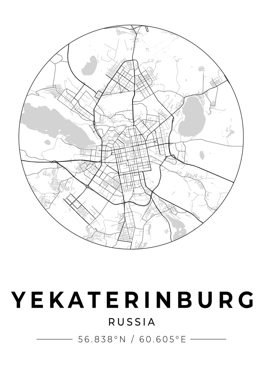 'Yekaterinburg Russia' Poster by Conceptual Photography | Displate