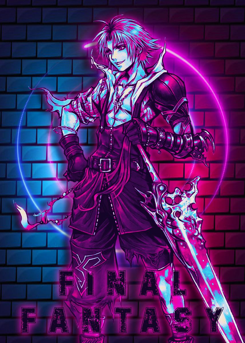 'Final Fantasy' Poster, picture, metal print, paint by MK Store | Displate