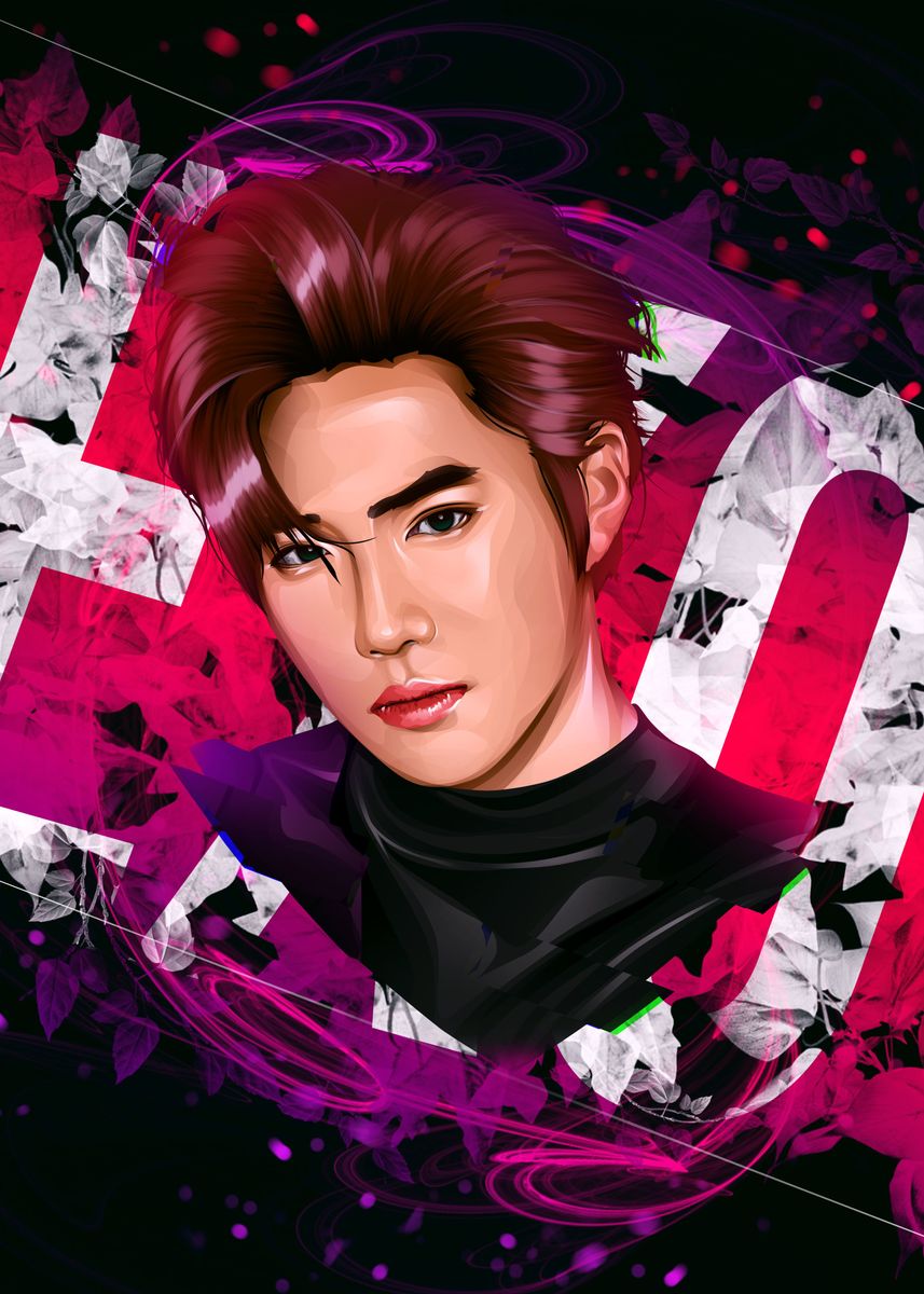 'EXO suho' Poster, picture, metal print, paint by Benzon | Displate