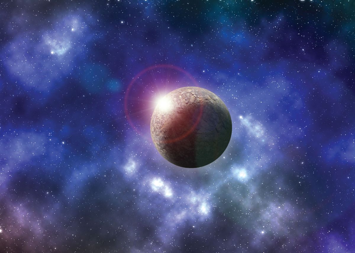 'Lone Planet ' Poster by Charlie Ristow | Displate