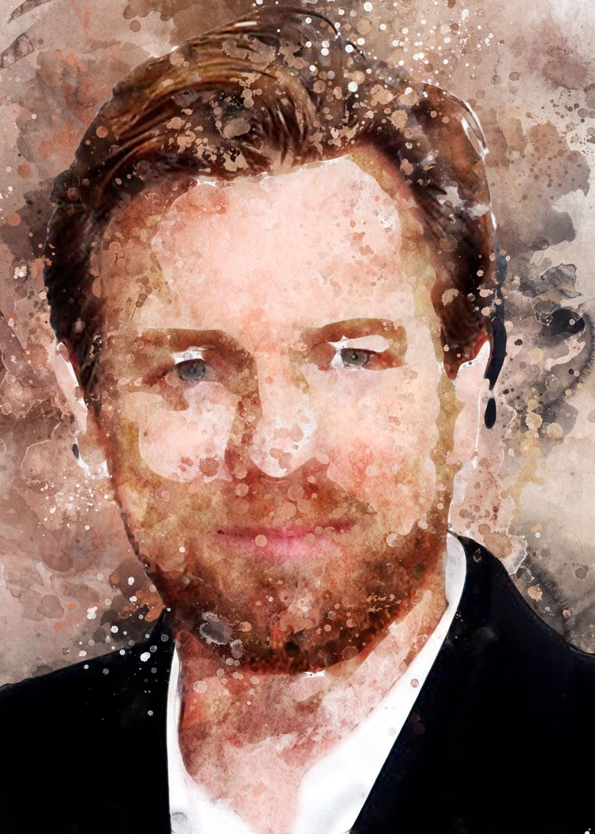 'Ewan Mcgregor' Poster by Alex Mann | Displate