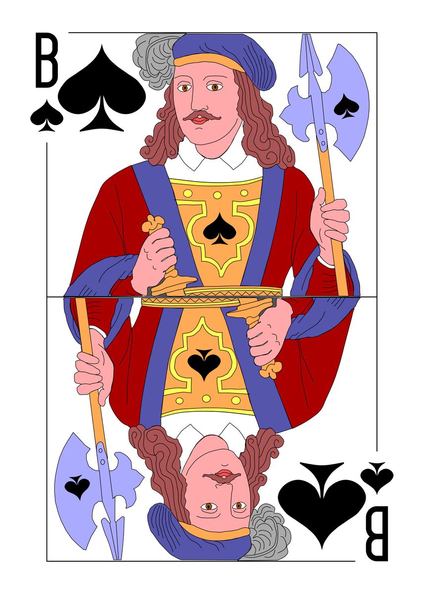 'Jack of Spades' Poster, picture, metal print, paint by Art Concept ...