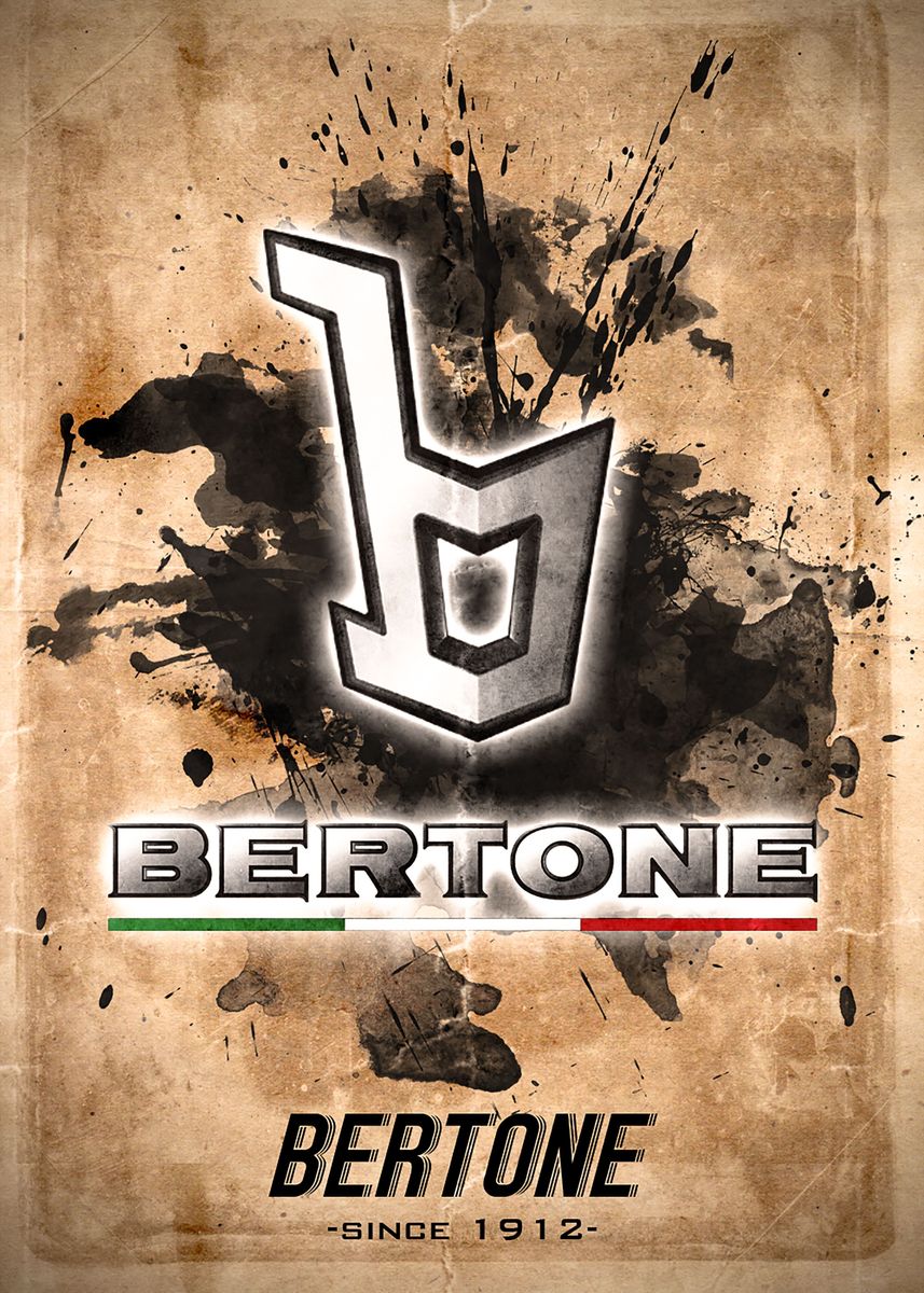 'Bertone' Poster, picture, metal print, paint by CarsWorld GE | Displate