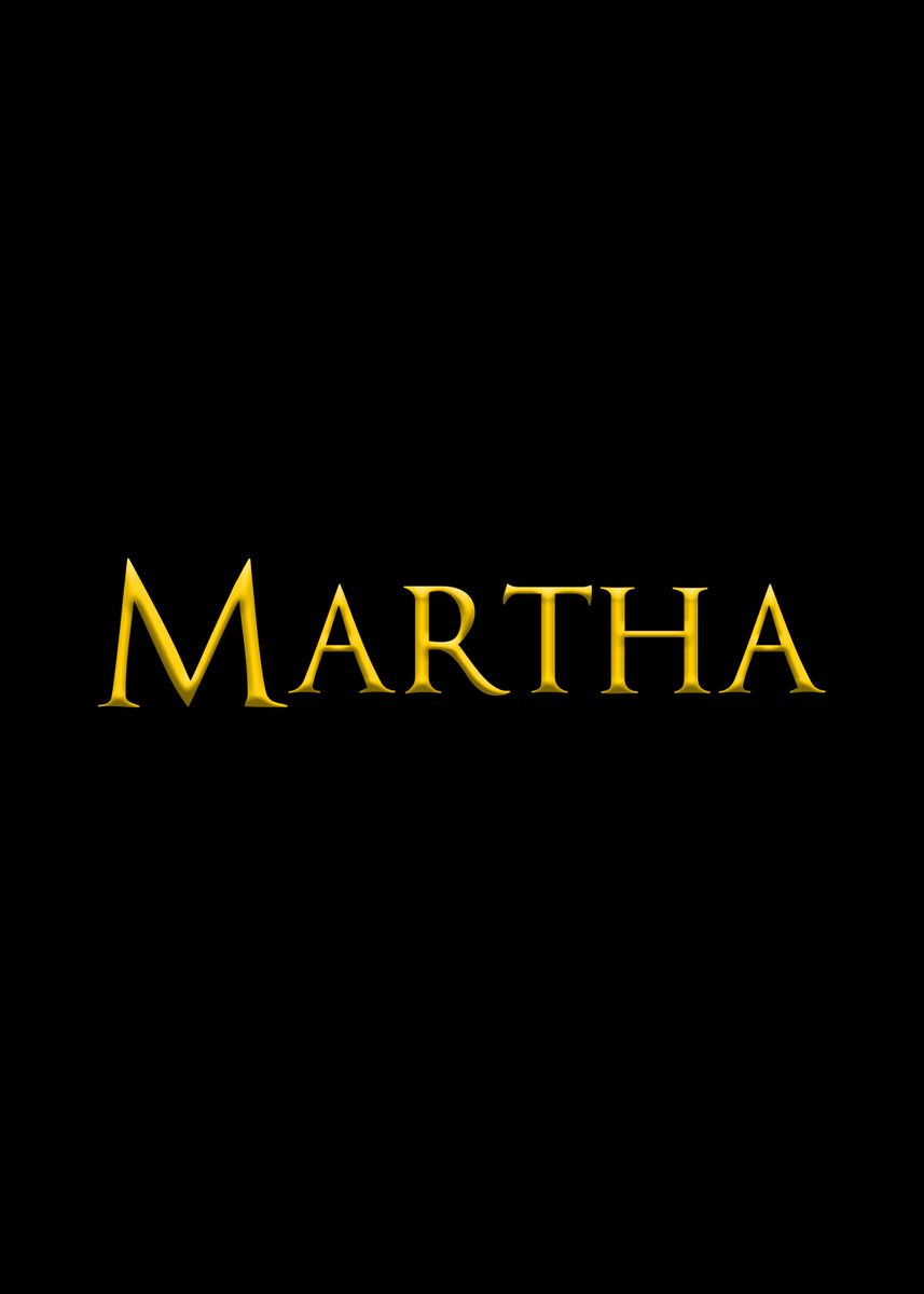 'Martha Yellow On Black' Poster, picture, metal print, paint by Art ...
