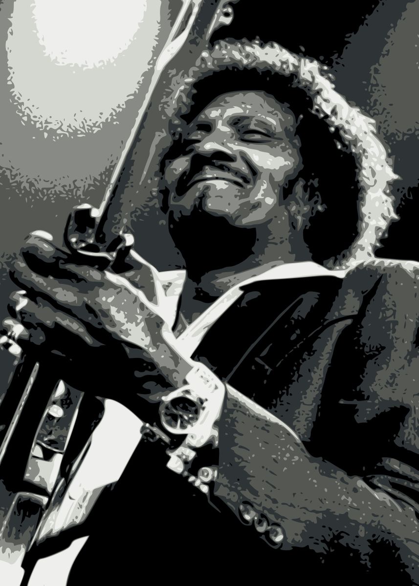 'Albert Collins' Poster, picture, metal print, paint by Creatify ...