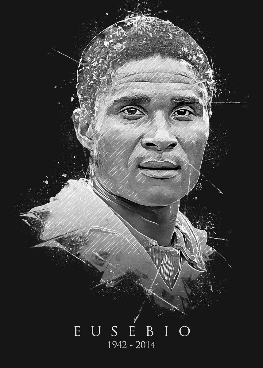 'Eusebio' Poster, picture, metal print, paint by The Sulung | Displate
