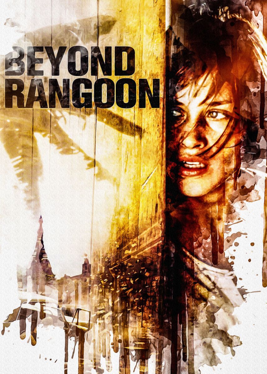 'Beyond Rangoon' Poster, picture, metal print, paint by Kaye Luca ...