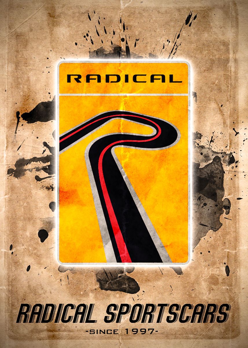 'Radical Sportscars' Poster, picture, metal print, paint by CarsWorld ...
