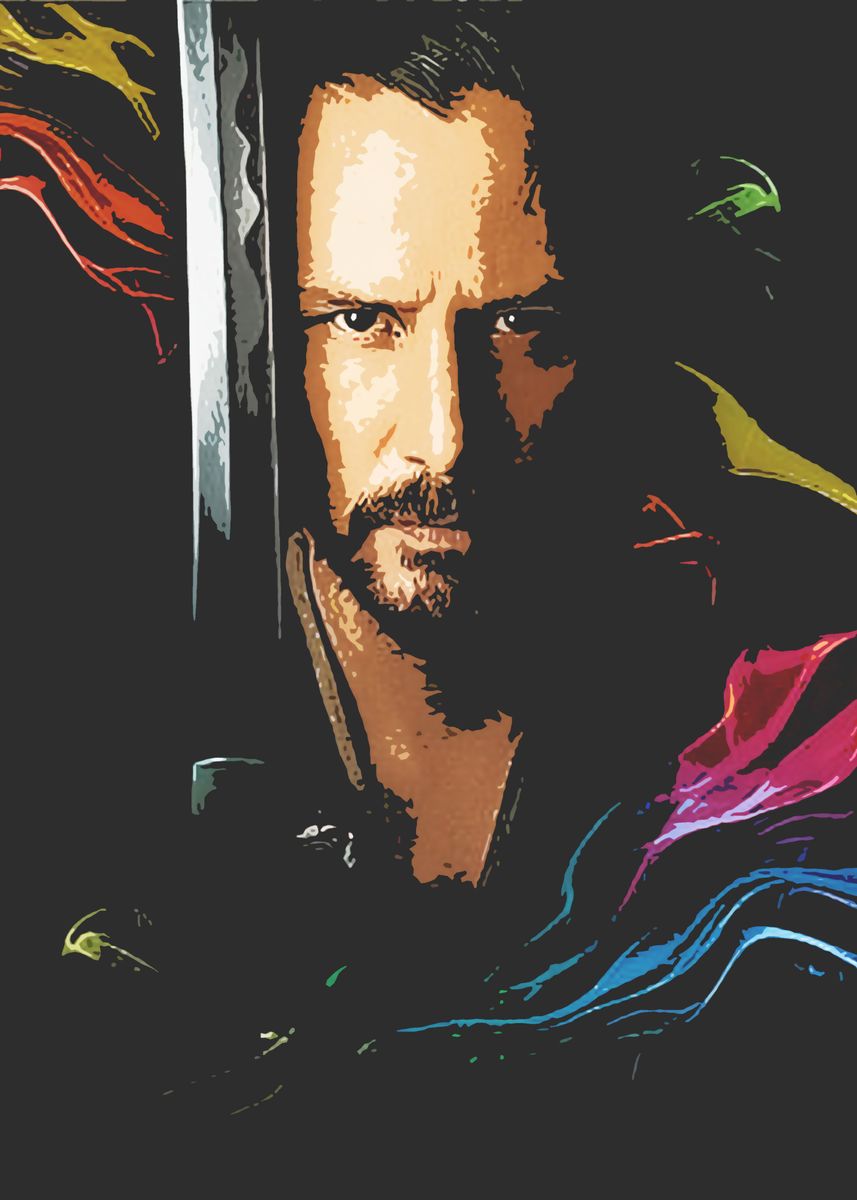'keanu reeves' Poster, picture, metal print, paint by Thogi Gio | Displate