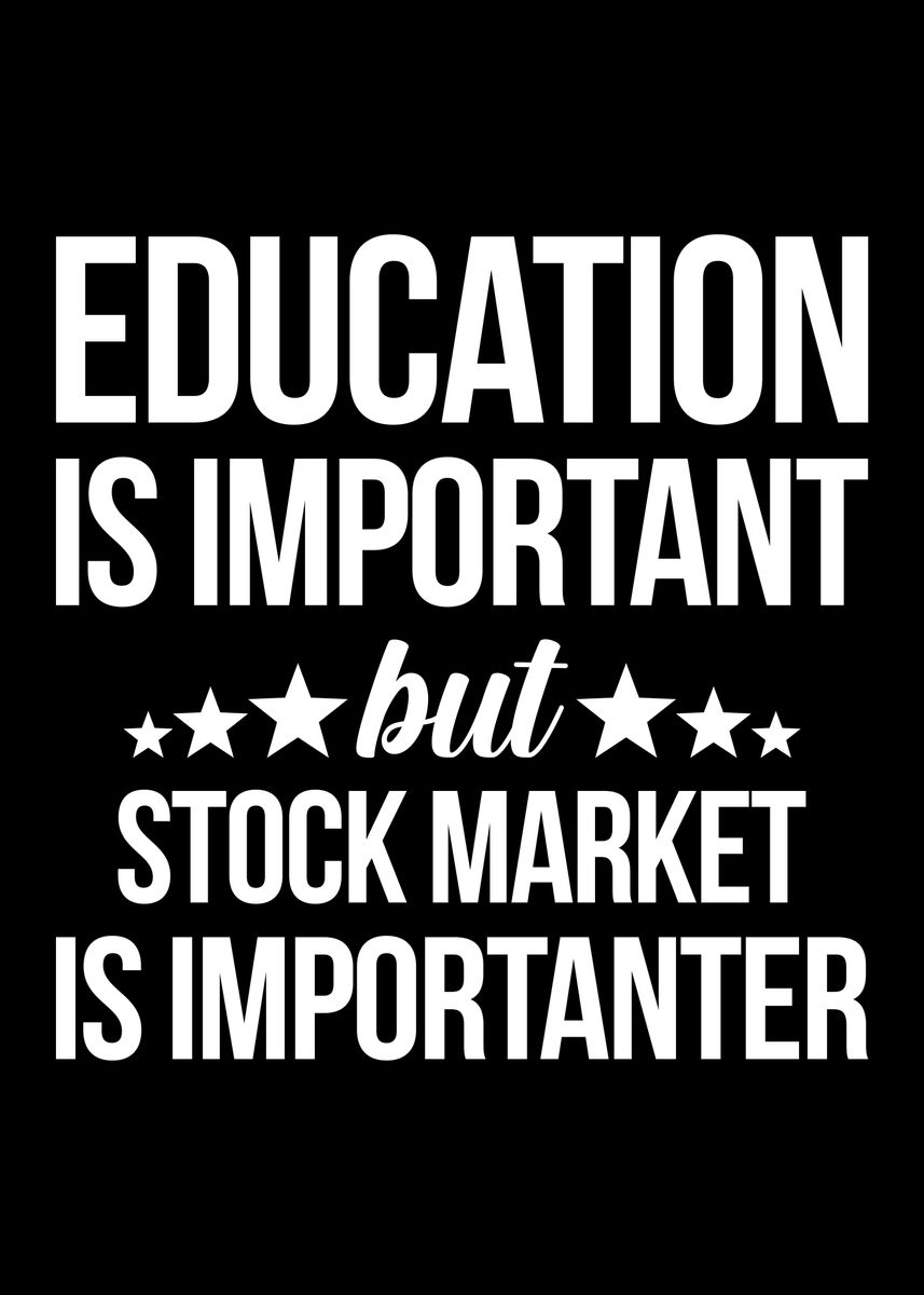 'The Stock Market Funny' Poster by PosterWorld | Displate