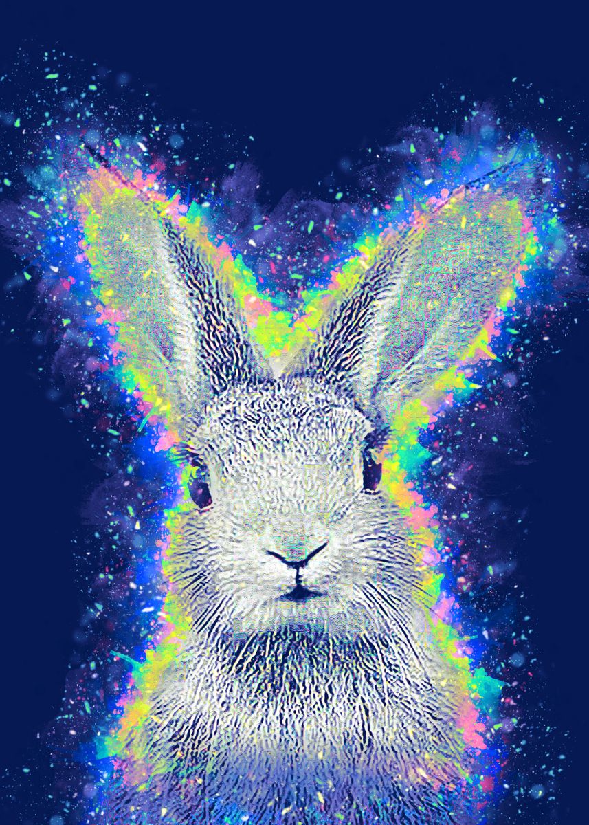 'Rabbit' Poster by Sherlock Wijaya | Displate