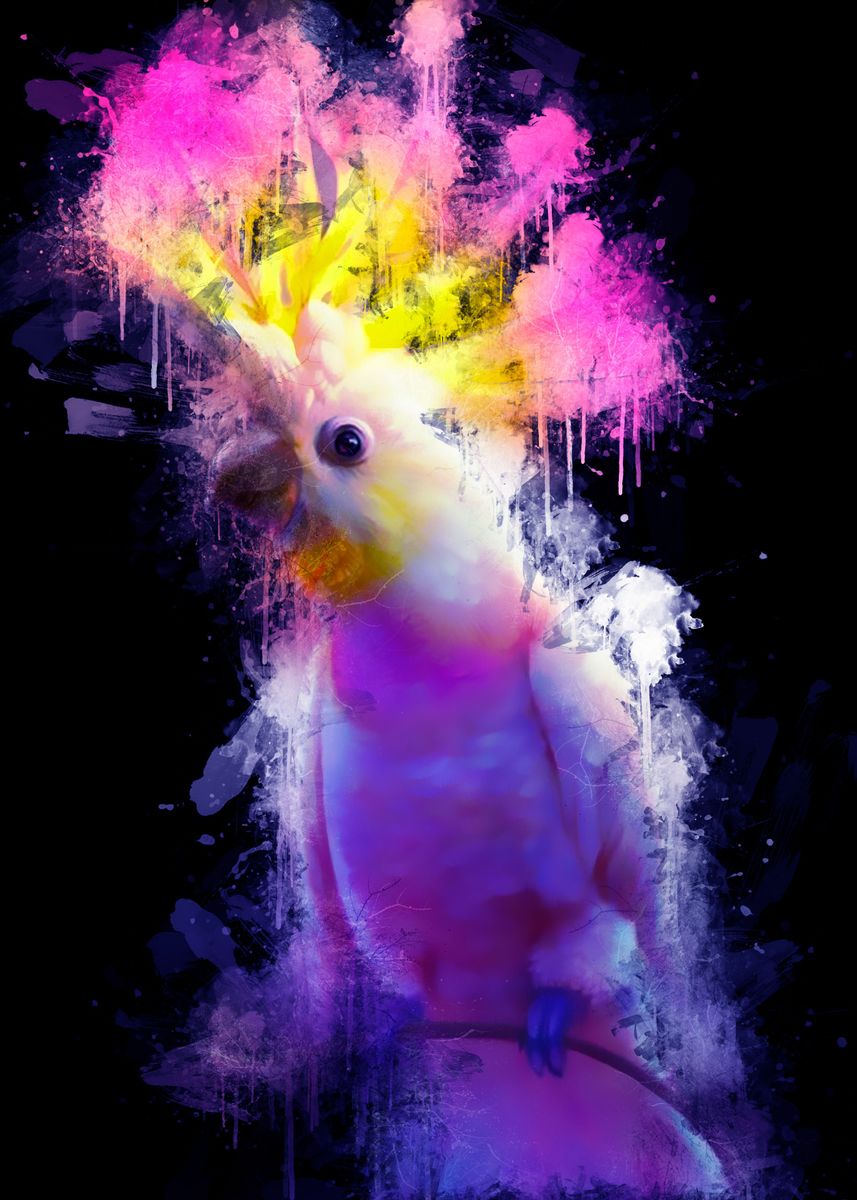 'Parrot Bird' Poster by Uda Buyung | Displate