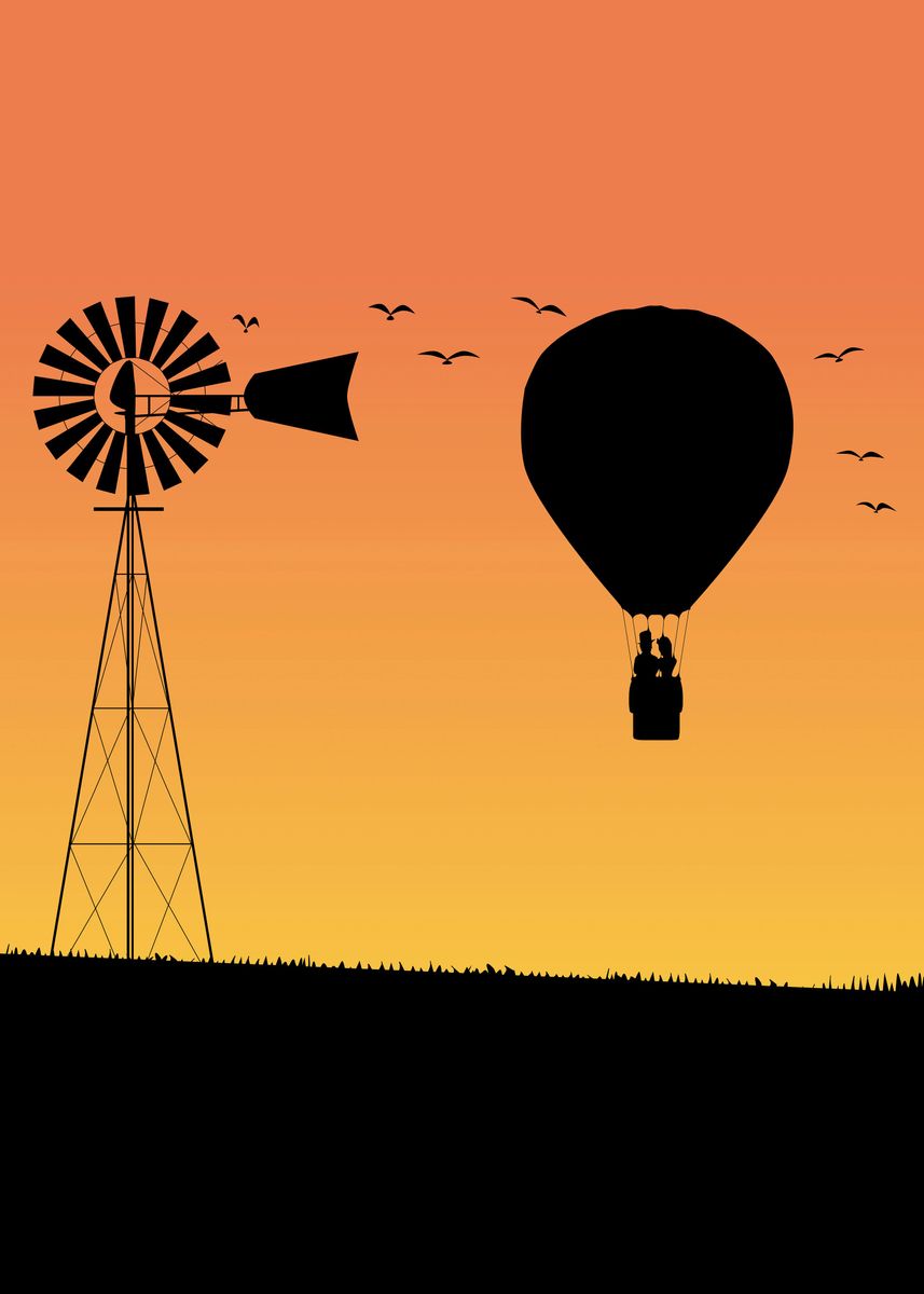 'Floating' Poster by HomeStead Digital | Displate