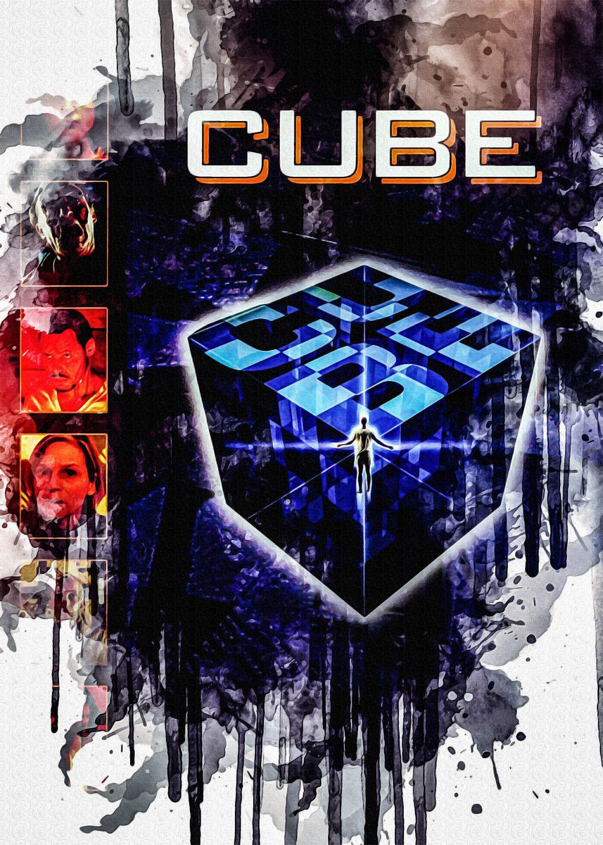 'Cube' Poster, picture, metal print, paint by Jeffery Anabelle | Displate